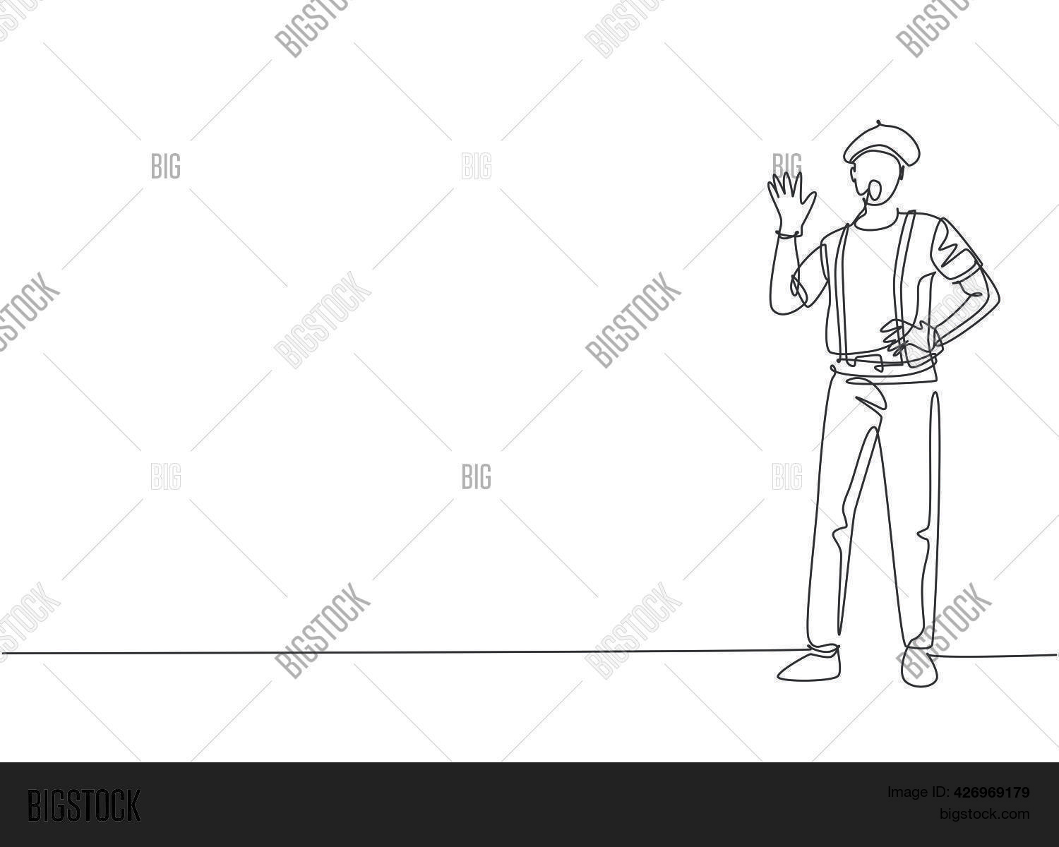 Single One Line Vector & Photo (Free Trial) | Bigstock