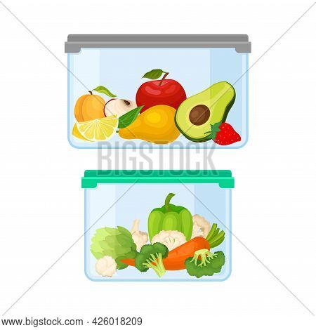 Fresh Food Stored Vector & Photo (Free Trial) | Bigstock