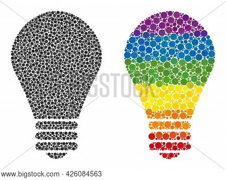 Lamp Bulb Collage Vector & Photo (Free Trial) | Bigstock