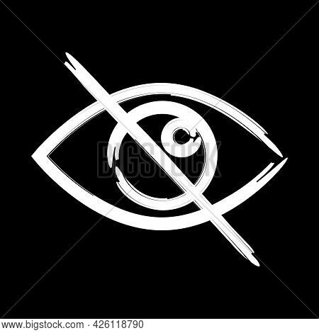 Crossed Out Eye. Vector & Photo (Free Trial) | Bigstock