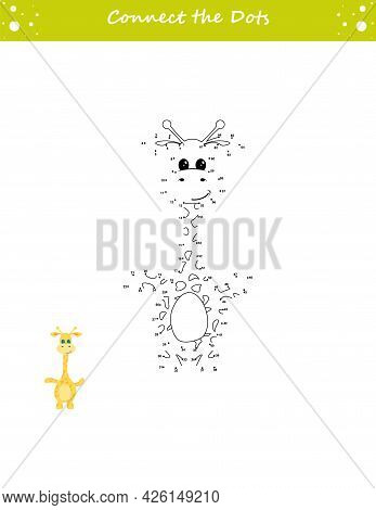 We Draw Giraffe. Dot Vector & Photo (Free Trial) | Bigstock