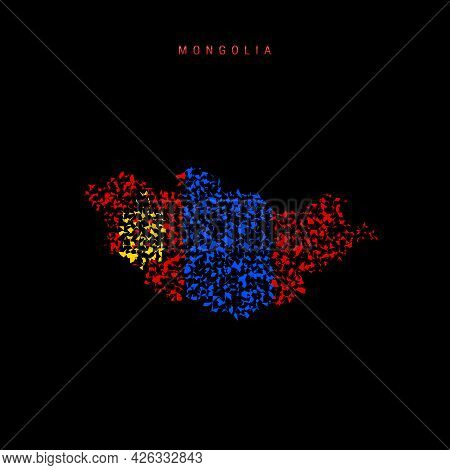 Mongolia Flag Map, Vector & Photo (Free Trial) | Bigstock