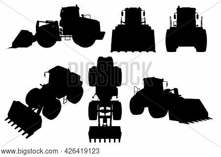 Front Loader Silhouette Images, Illustrations & Vectors (Free) - Bigstock