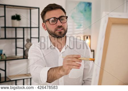 Young Man Painting On Image & Photo (Free Trial) | Bigstock