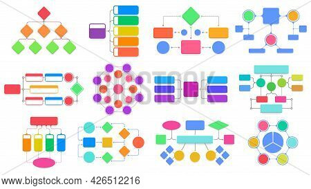 Flowchart Schemes. Vector & Photo (Free Trial) | Bigstock