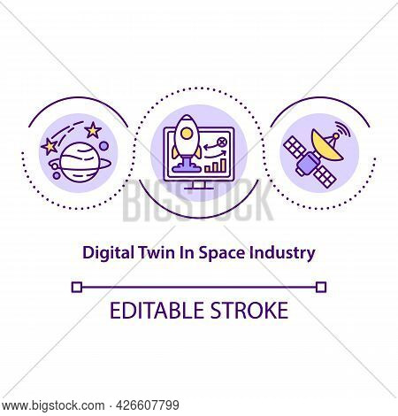 Digital Twin Space Vector & Photo (Free Trial) | Bigstock