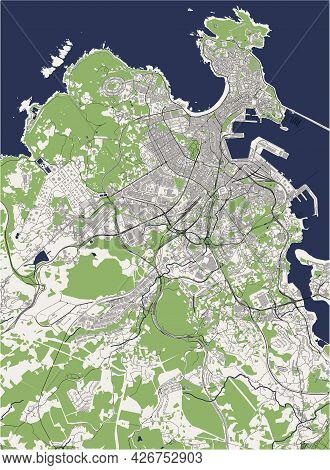 Map City Coruna, Vector & Photo (Free Trial) | Bigstock