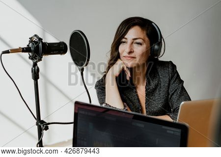 Female Radio Host Image & Photo (Free Trial) | Bigstock