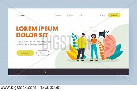 Deaf People Talking Vector & Photo (Free Trial) | Bigstock