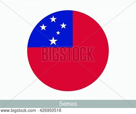 Samoa Round Circle Vector & Photo (Free Trial) | Bigstock