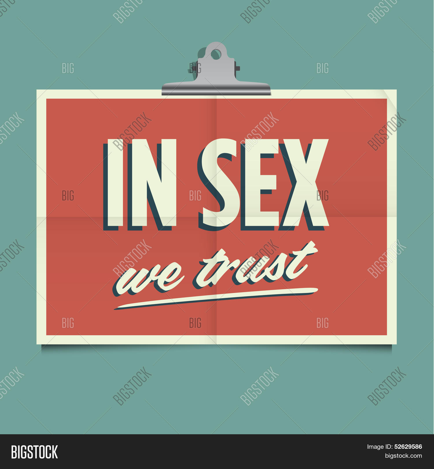 Sex We Trust Eps Vector And Photo Free Trial Bigstock