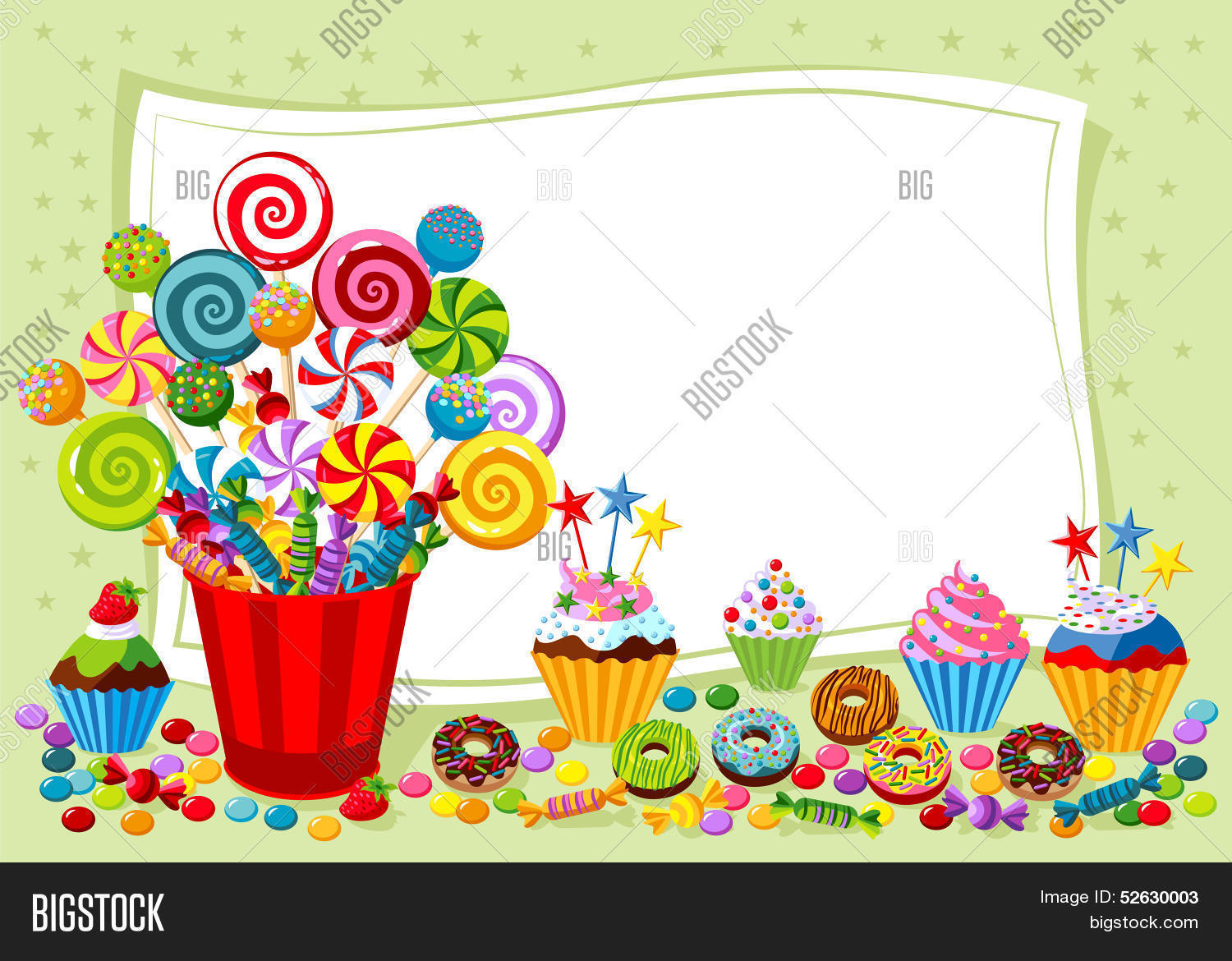 Sweet Background. Vector & Photo (Free Trial) | Bigstock