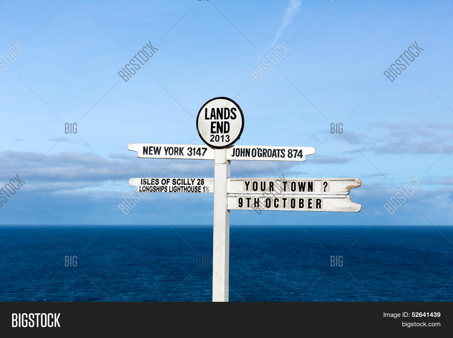 Land`s End Signpost Image & Photo (Free Trial) | Bigstock