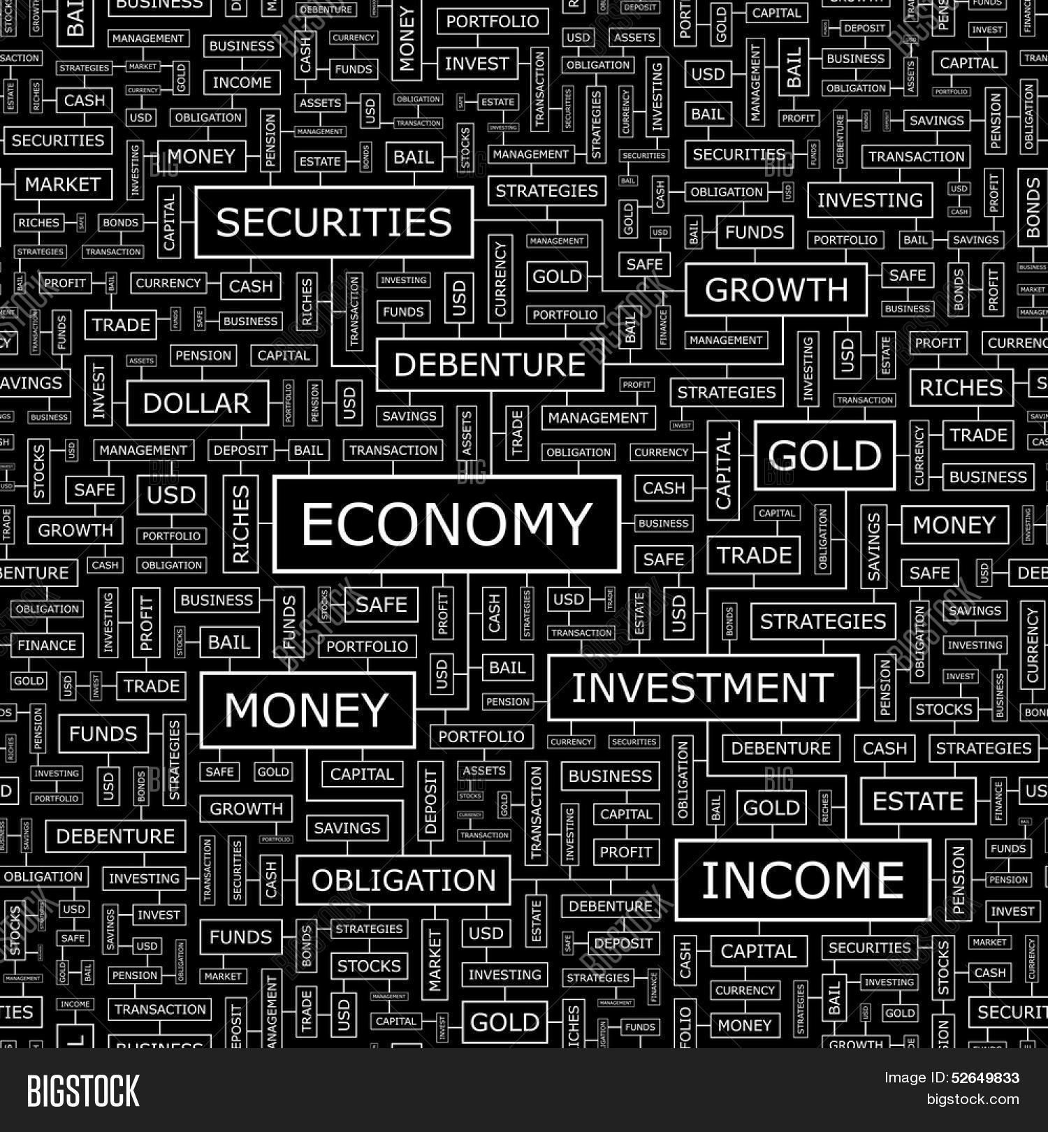 ECONOMY. Seamless Vector & Photo (Free Trial) | Bigstock