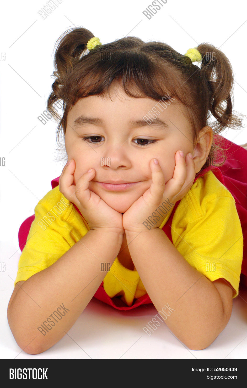 Girl Aged Three Chin Image & Photo (Free Trial) | Bigstock