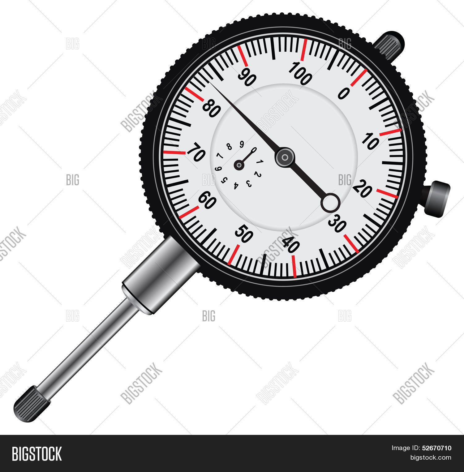Dial Indicator Vector & Photo (Free Trial) | Bigstock