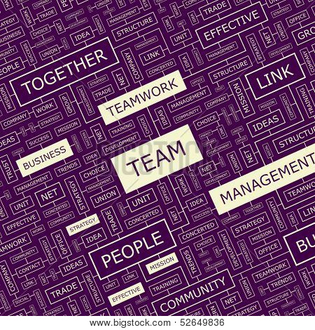 TEAM. Word Cloud Vector & Photo (Free Trial) | Bigstock