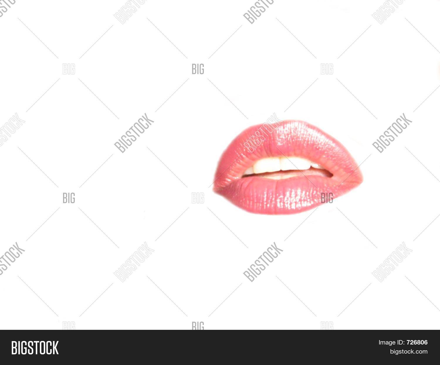 Shining Lips White Image & Photo (Free Trial) | Bigstock