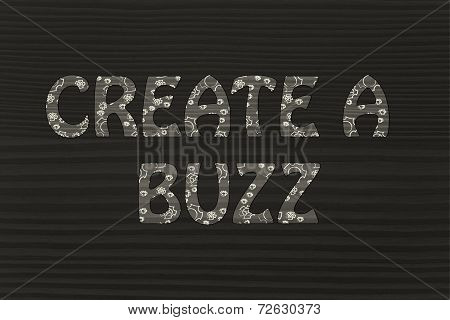 Create Buzz Writing Image & Photo (Free Trial) | Bigstock