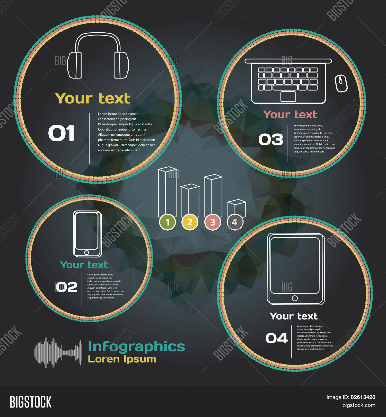 Infographics Sound Vector & Photo (Free Trial) | Bigstock