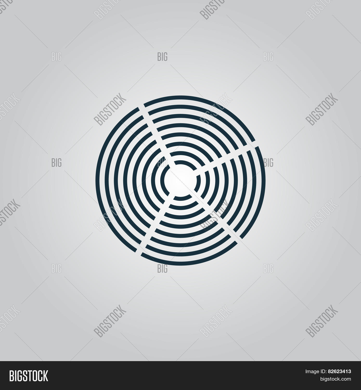 Crop Circle Icon Vector & Photo (Free Trial) | Bigstock