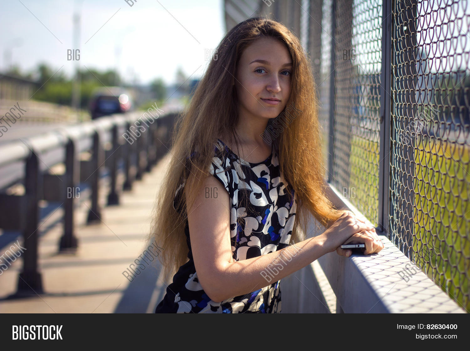 Girl On Bridge Image & Photo (Free Trial) | Bigstock