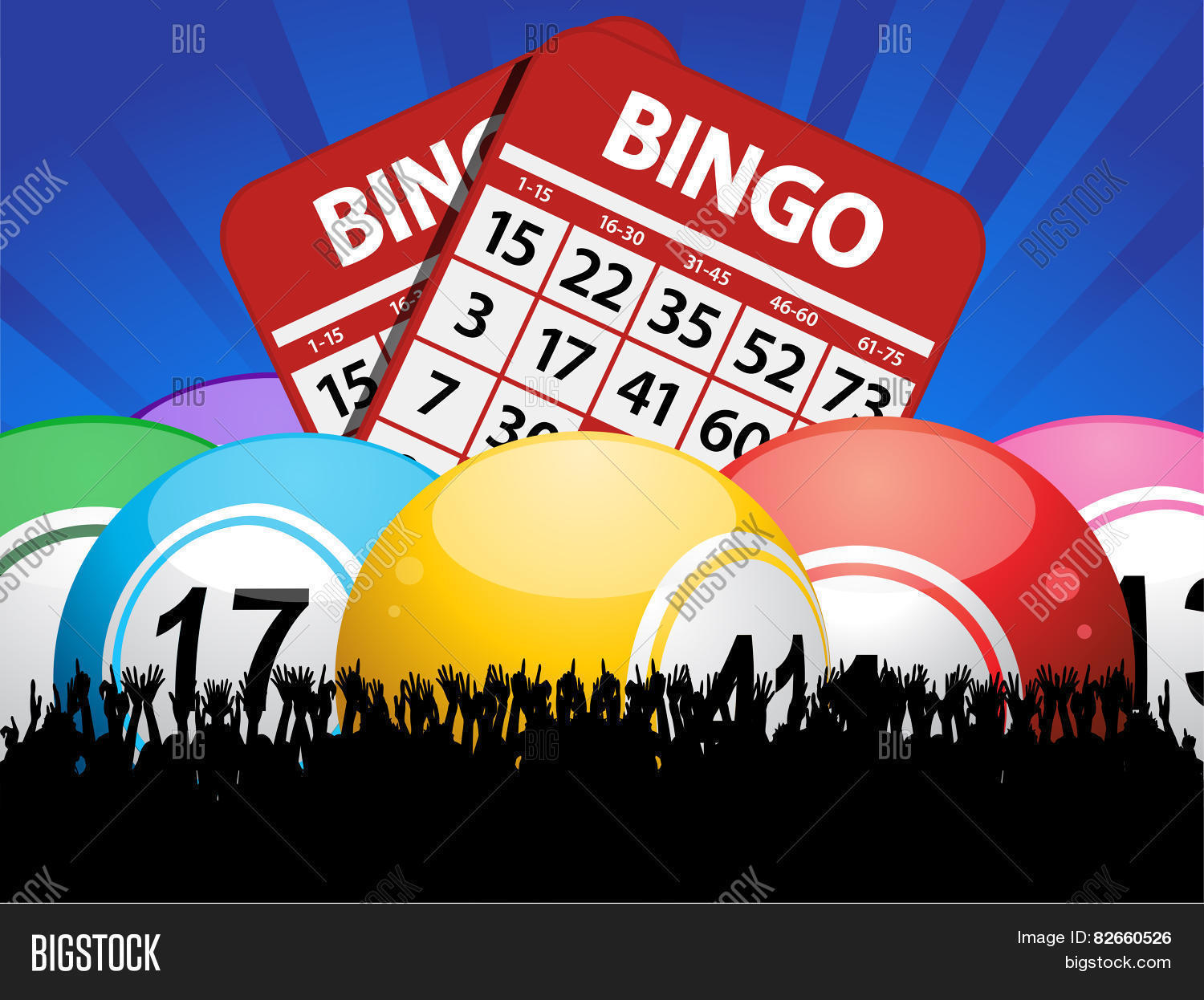 Bingo Balls Cards Vector & Photo (Free Trial) | Bigstock