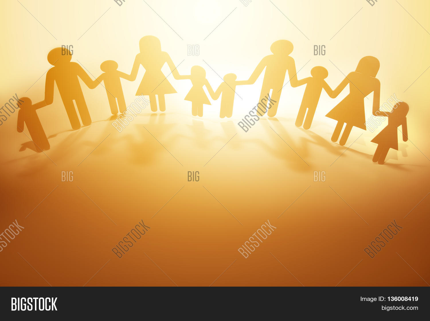 Family Paper Chain Image & Photo (Free Trial) | Bigstock