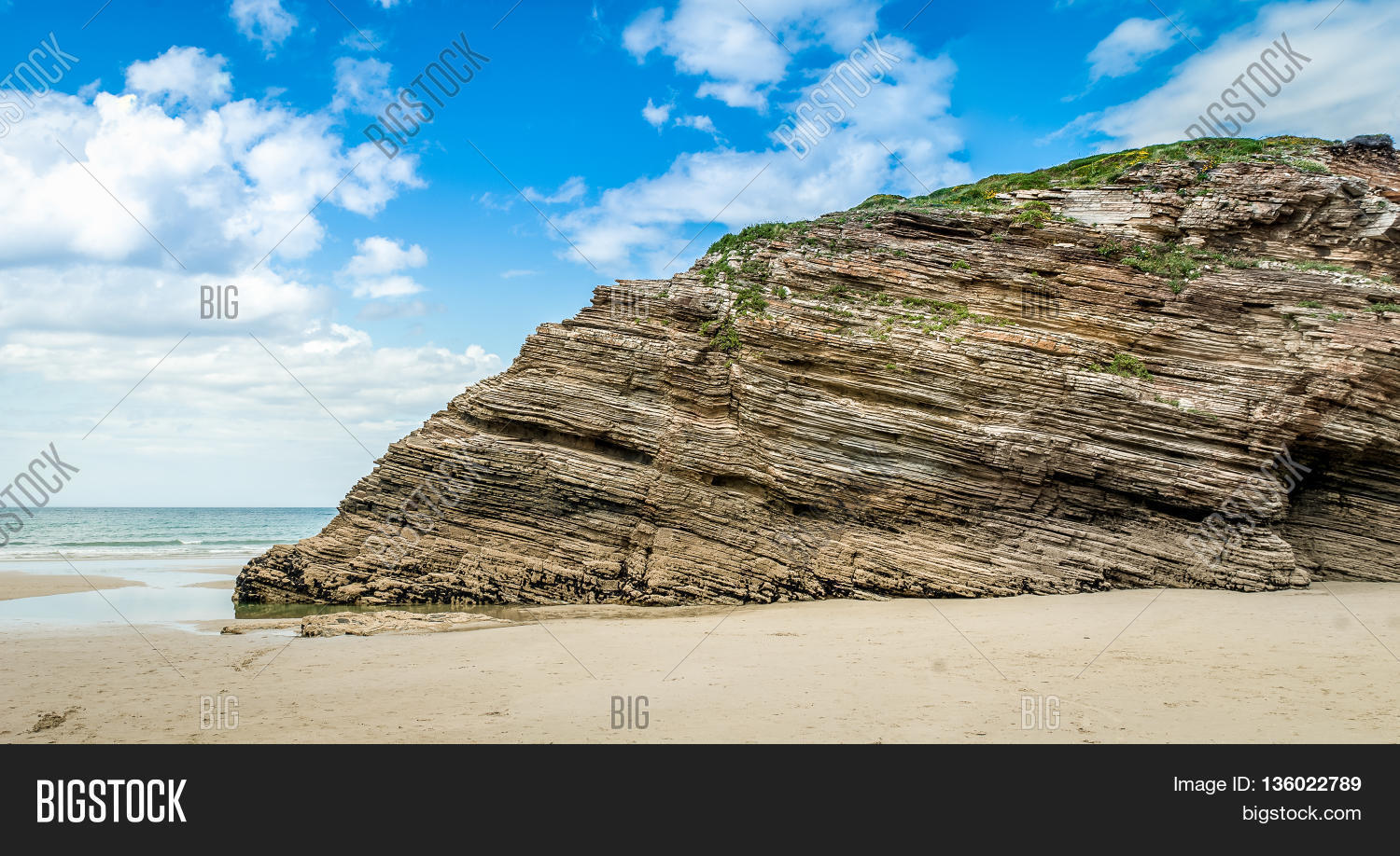 Sandstone Cliff On Image & Photo (Free Trial) | Bigstock