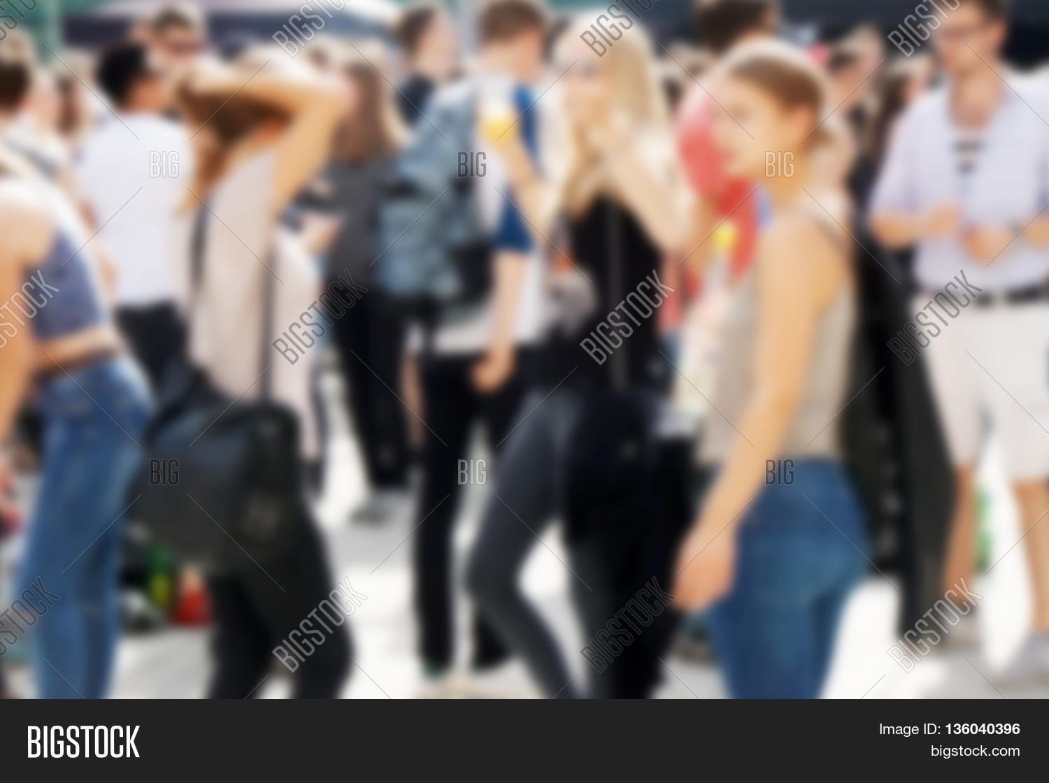 Defocused Crowd Young Image & Photo (Free Trial) | Bigstock