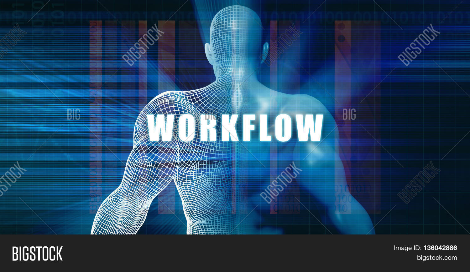Workflow Futuristic Image & Photo (Free Trial) | Bigstock