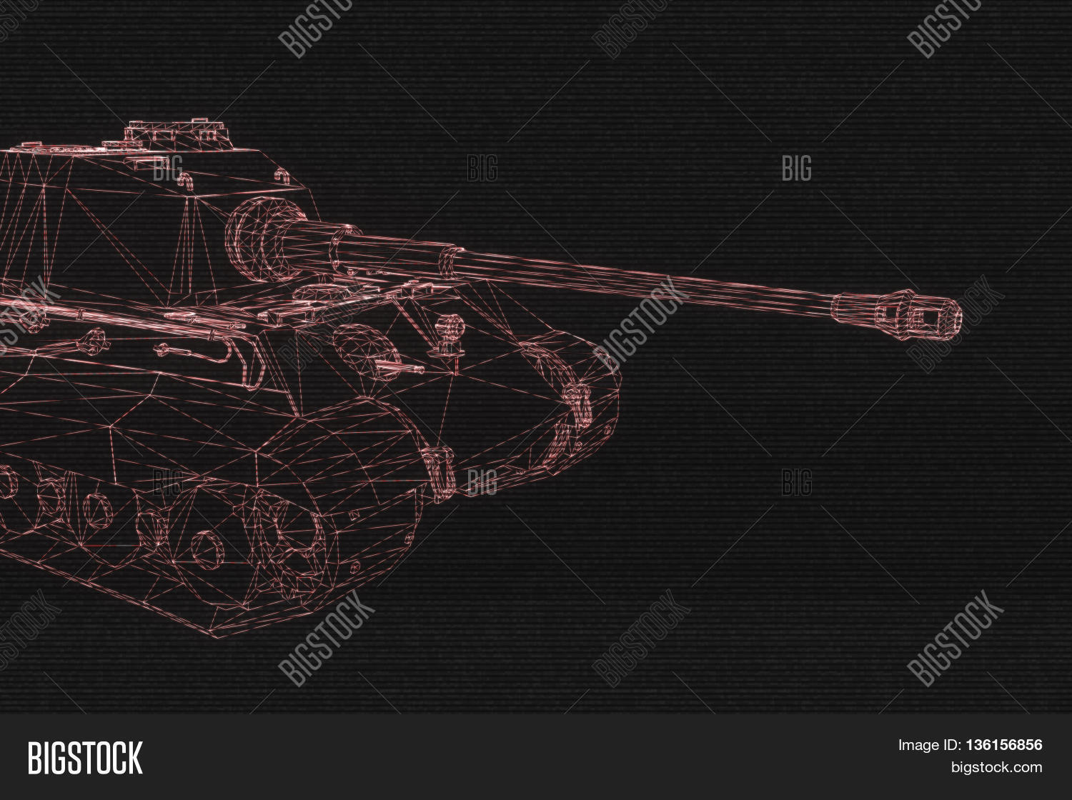 3D Tank Hologram Image & Photo (Free Trial) | Bigstock