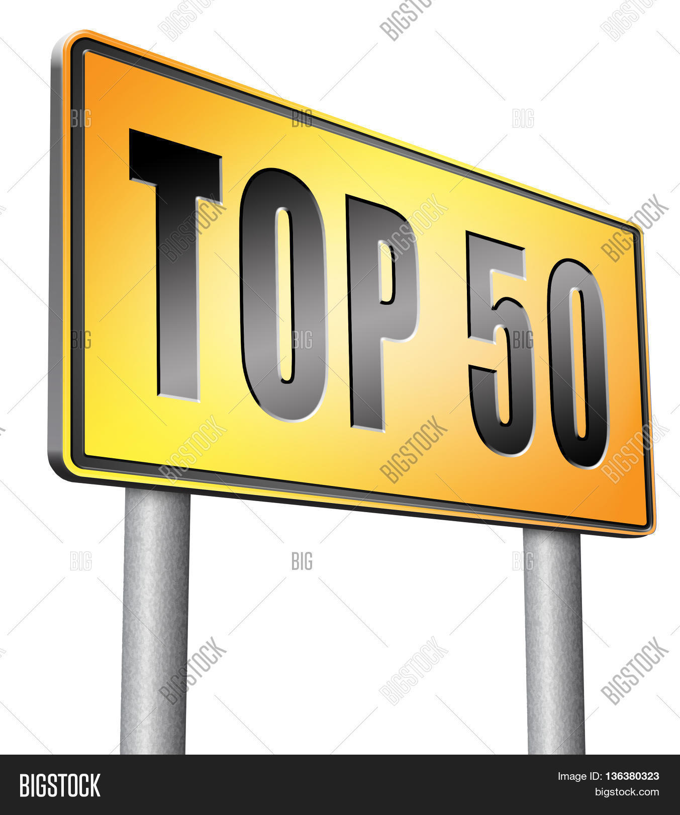 Top 50 Charts List Pop Image & Photo (Free Trial) | Bigstock