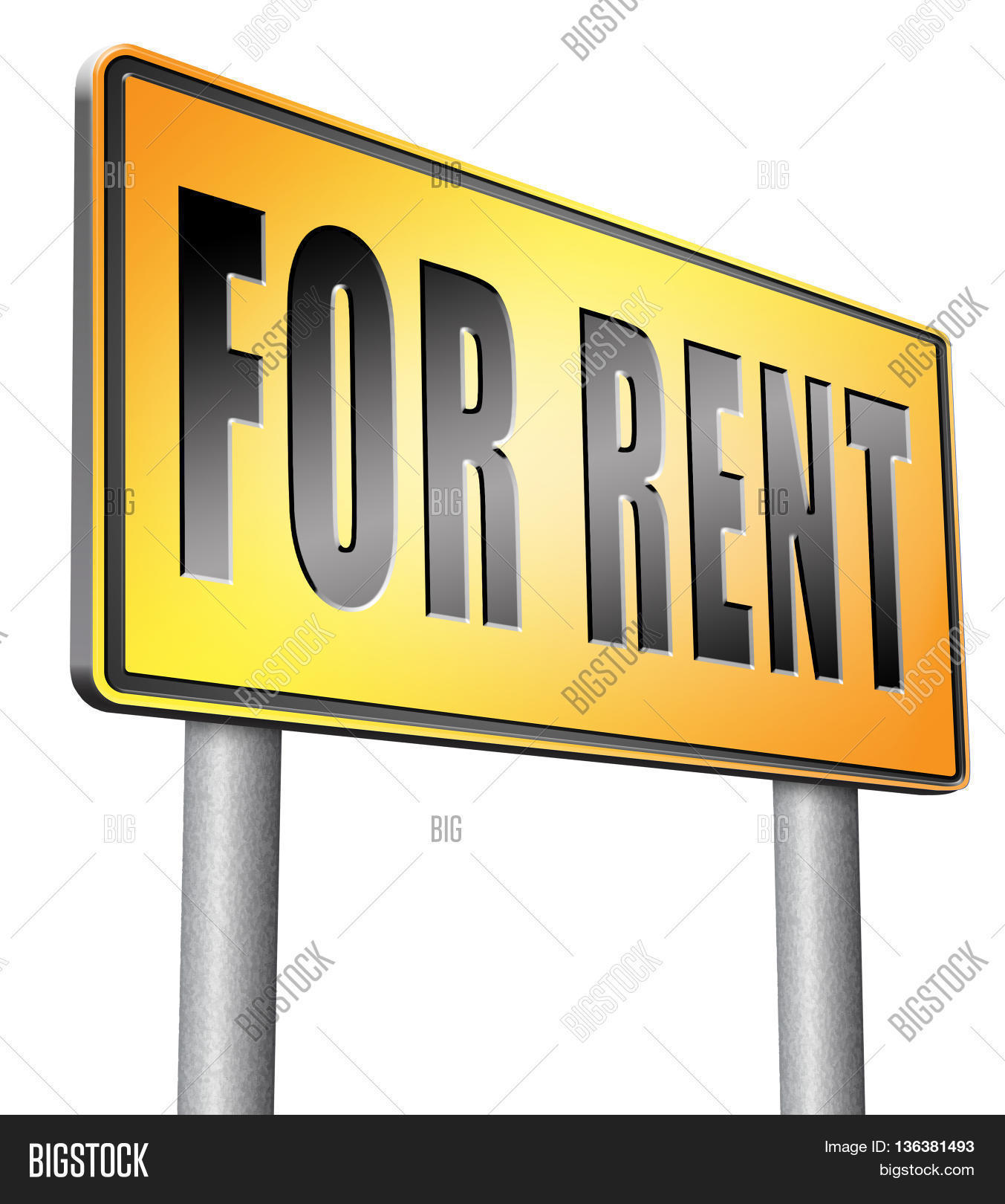 Rent Sign, Renting Image & Photo (Free Trial) | Bigstock