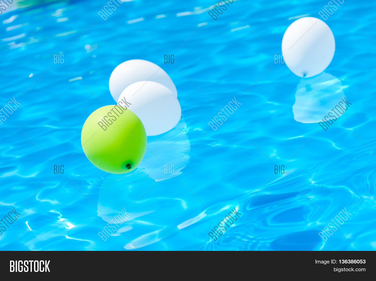 Balloons Swimming Image & Photo (Free Trial) | Bigstock