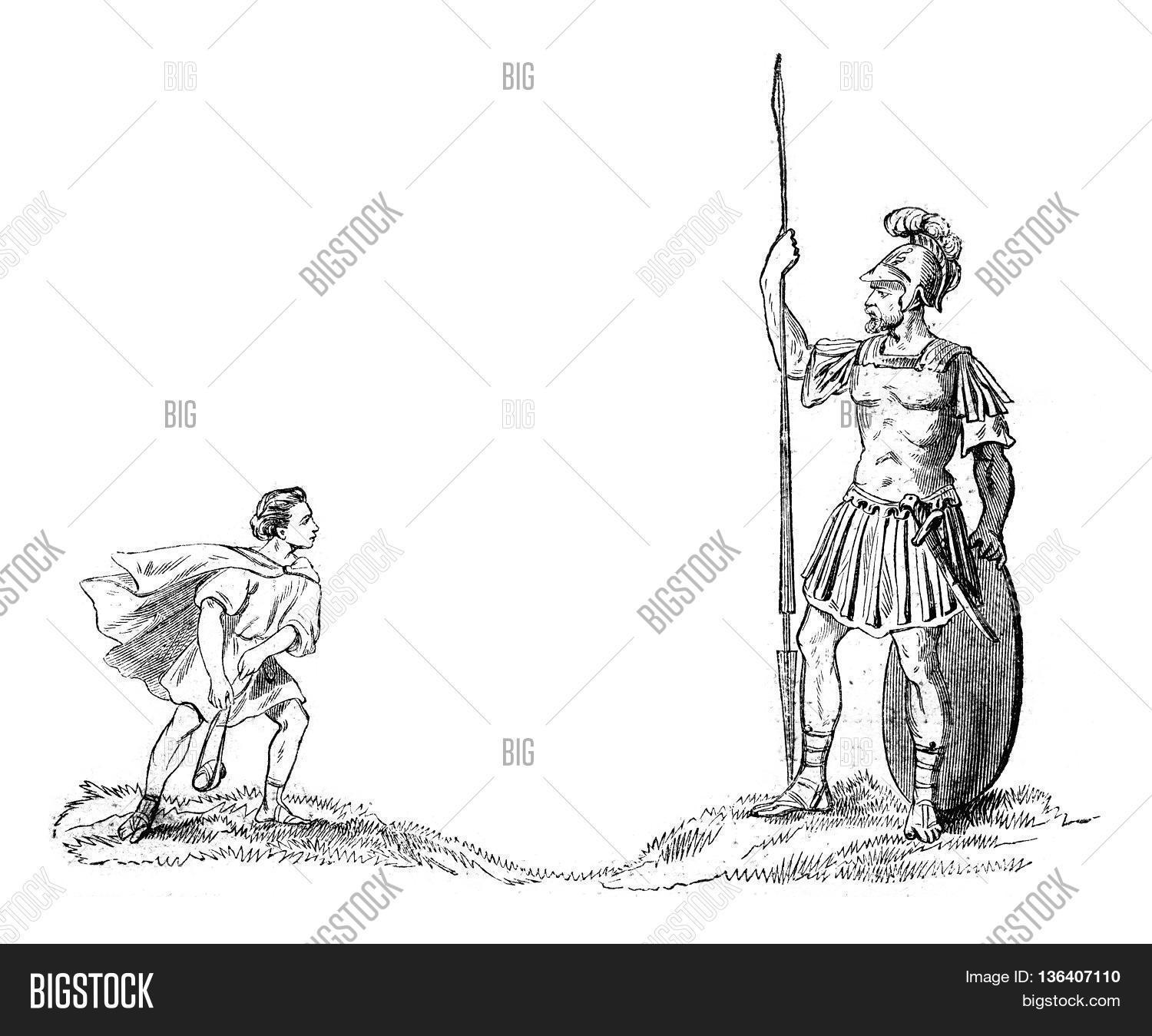 David Goliath, Vintage Image & Photo (Free Trial) | Bigstock