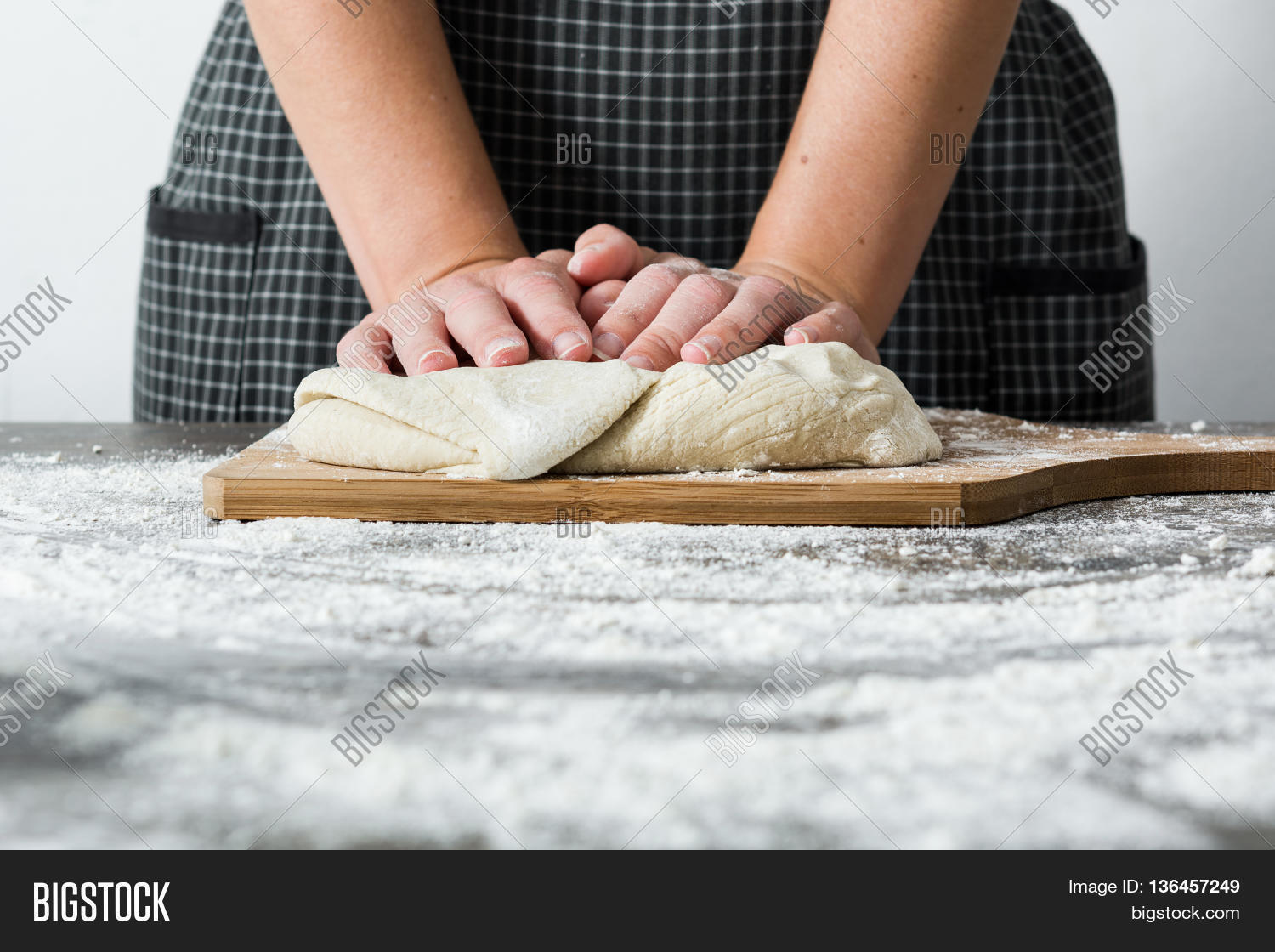 Woman Making Bread Image & Photo (Free Trial) | Bigstock