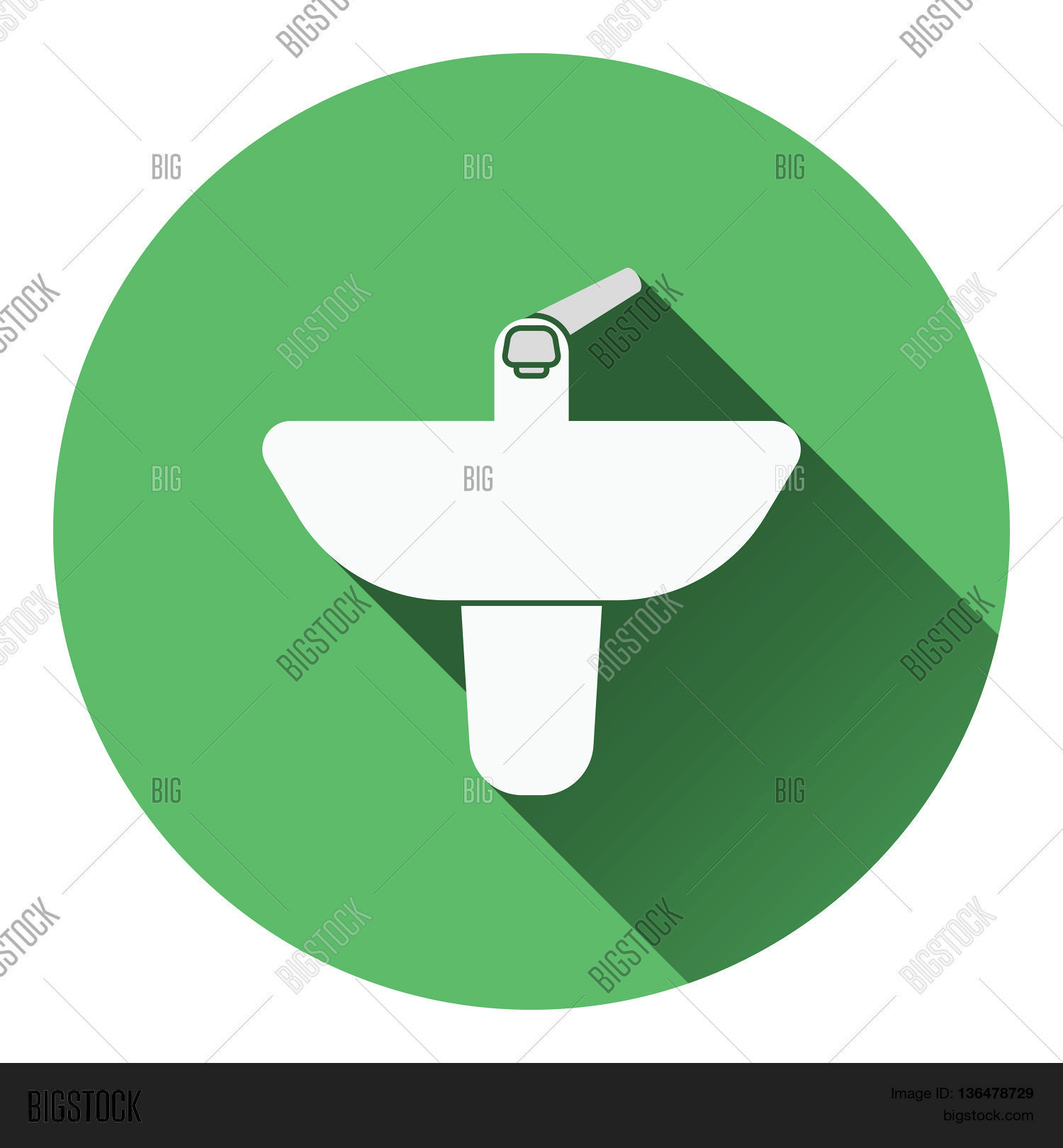 Wash Basin Icon Vector & Photo (Free Trial) | Bigstock
