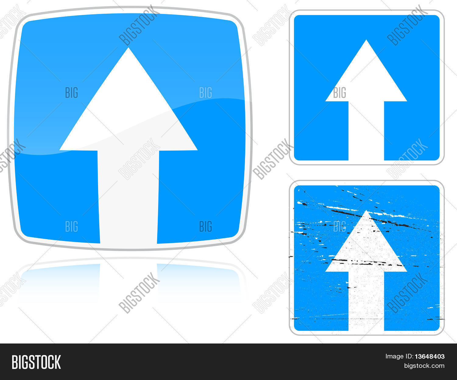 Variants Road One-way Vector & Photo (Free Trial) | Bigstock