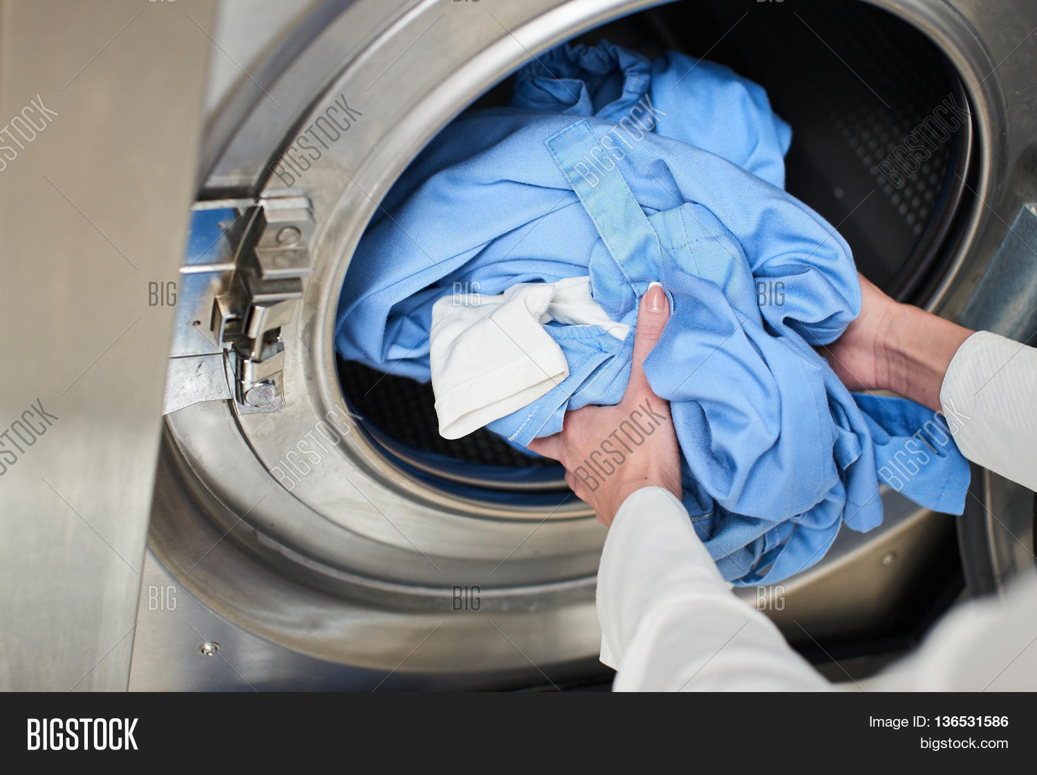 Hands Load Laundry Image & Photo (Free Trial) | Bigstock