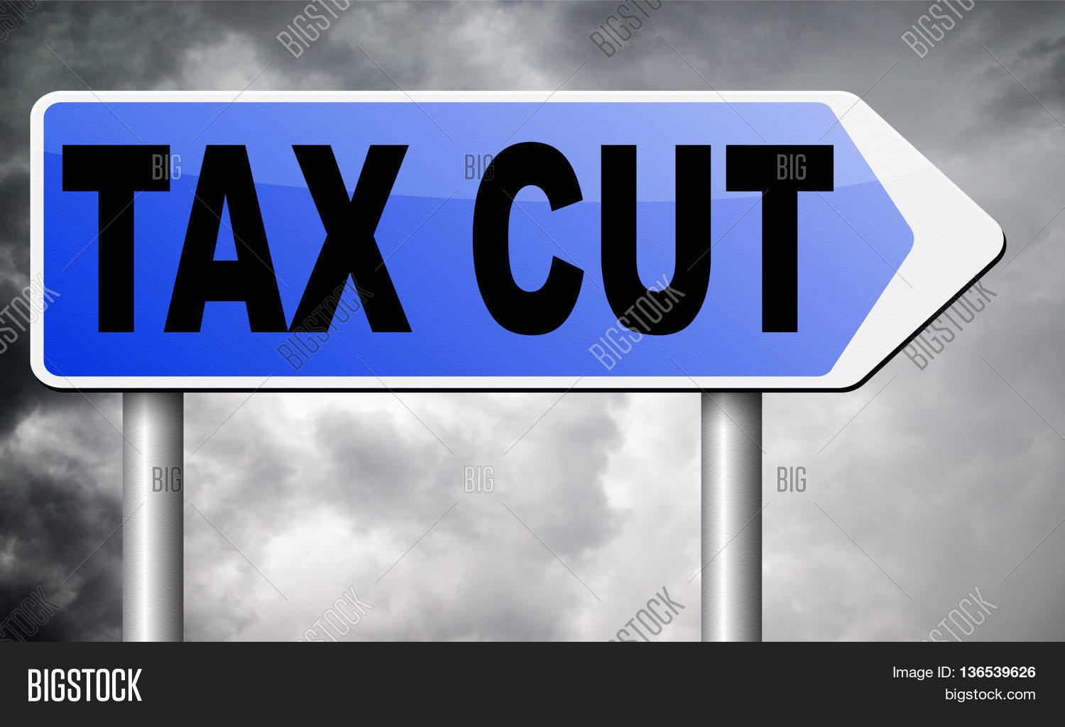 Tax Cut Lower Reduce Image & Photo (Free Trial) | Bigstock