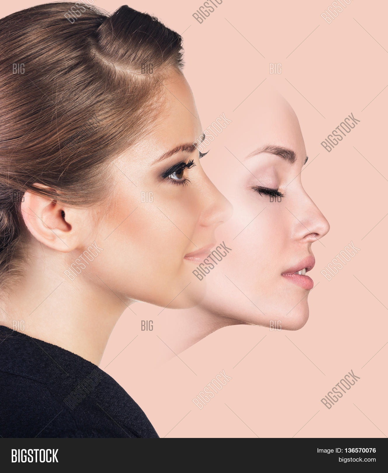 Young Woman Taking Off Image & Photo (Free Trial) | Bigstock