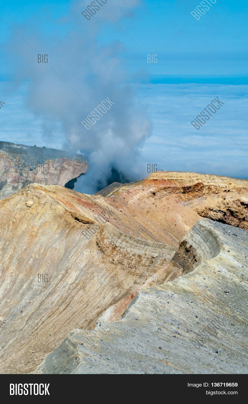 Ebeko Volcano, Image & Photo (Free Trial) | Bigstock