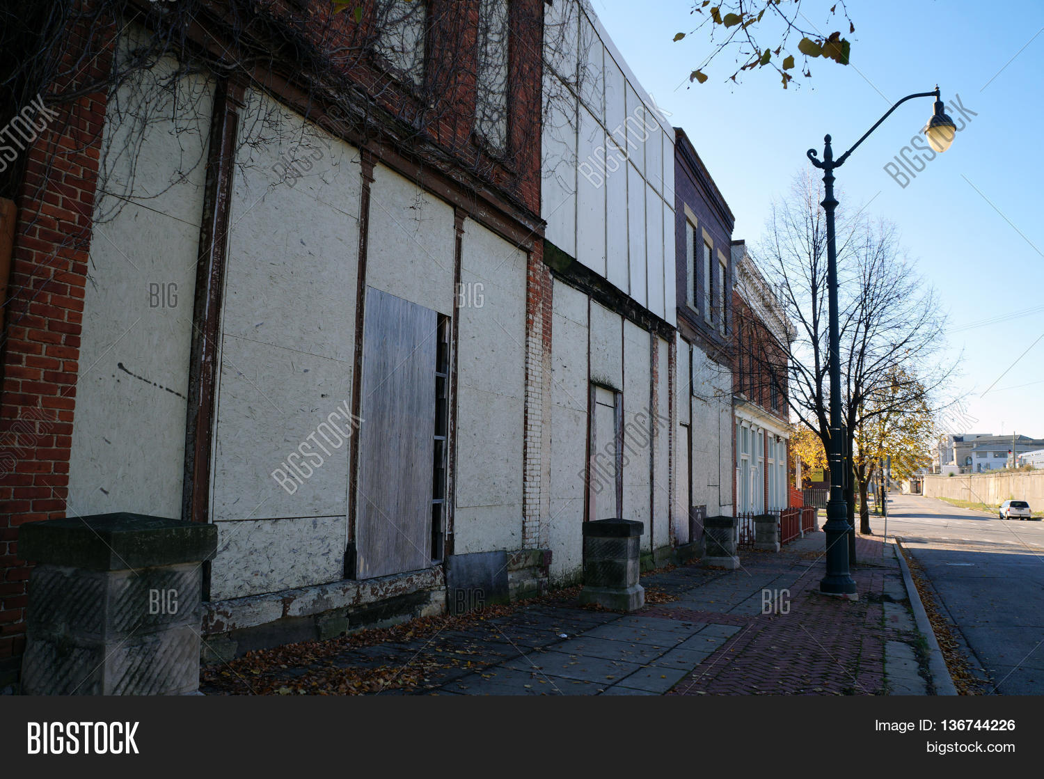 Boarded- Storefronts Image & Photo (Free Trial) | Bigstock