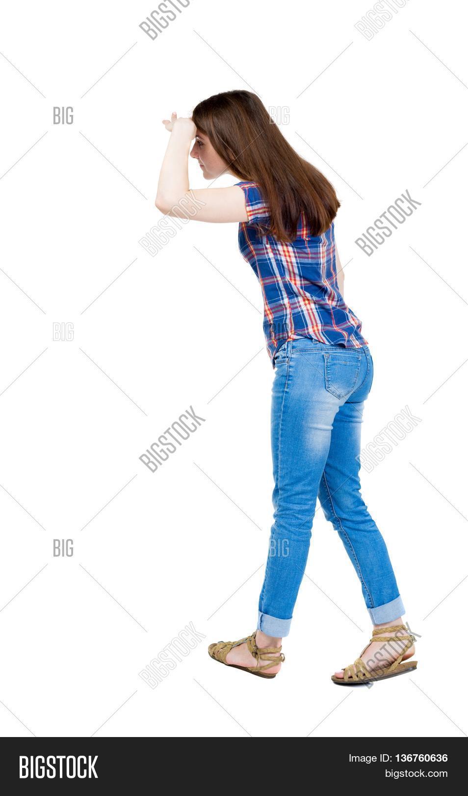 Back View Standing Image & Photo (Free Trial) | Bigstock