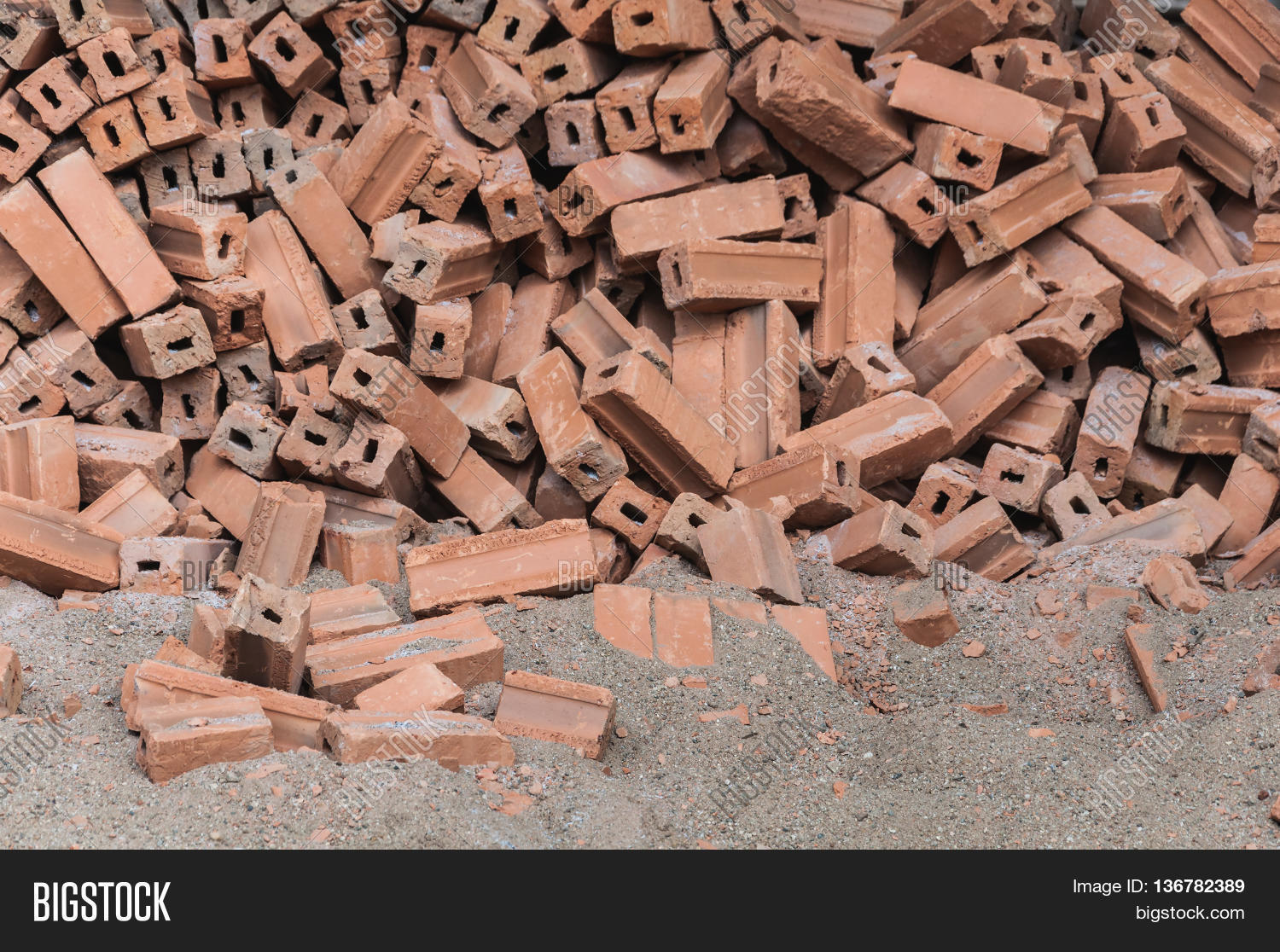 Pile Brick Sand Image & Photo (Free Trial) | Bigstock