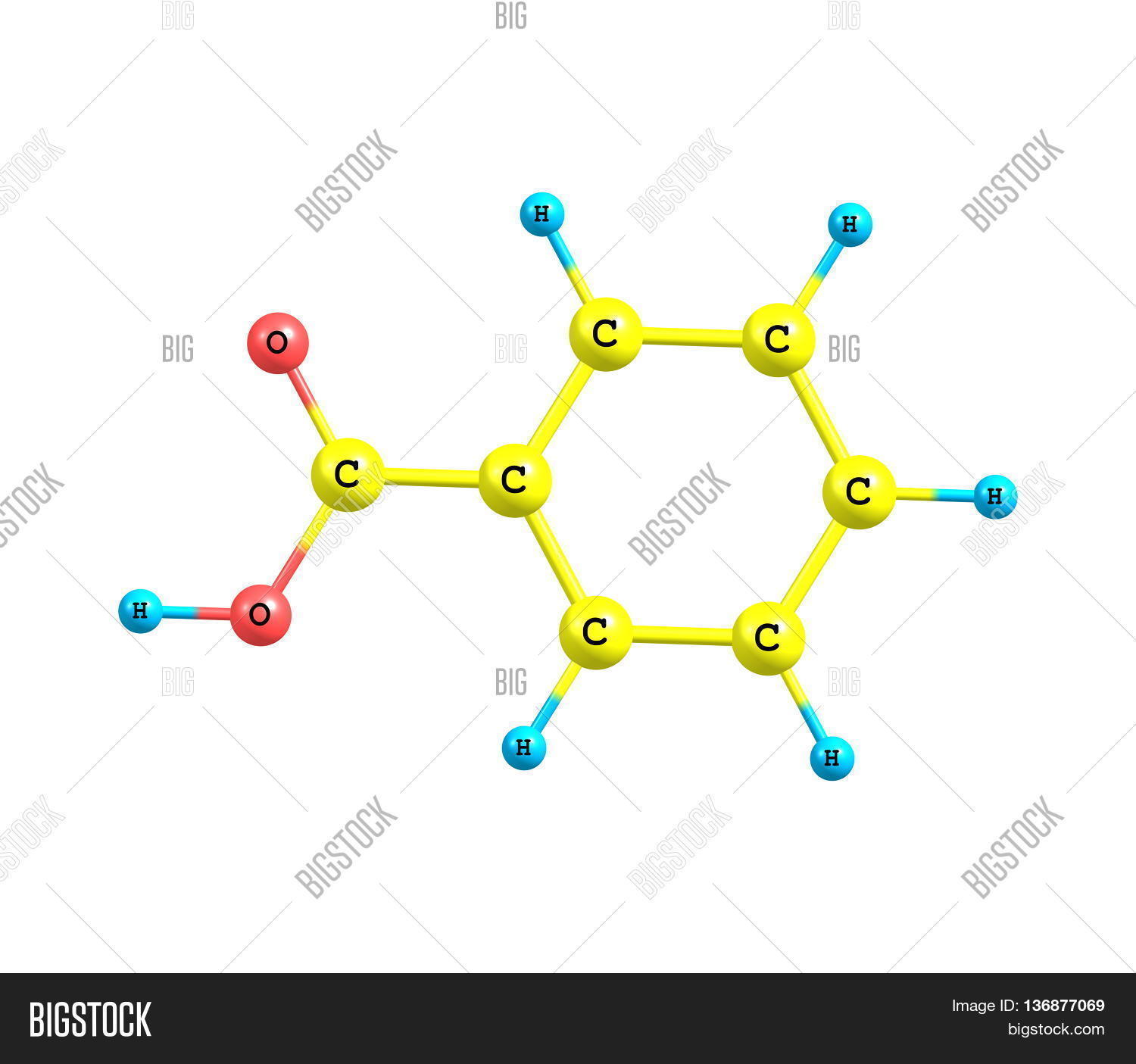 Benzoic Acid C7H6O2 Image & Photo (Free Trial) | Bigstock