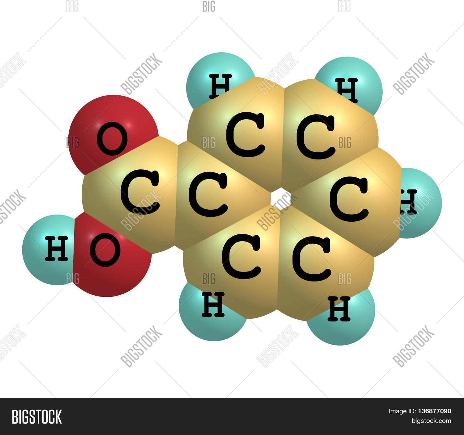 Benzoic Acid C7H6O2 Image & Photo (Free Trial) | Bigstock