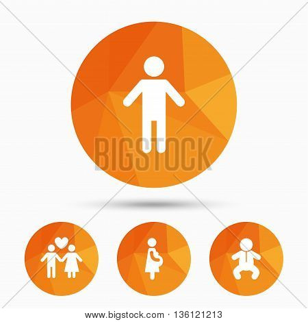 Family Lifetime Icons Vector & Photo (Free Trial) | Bigstock