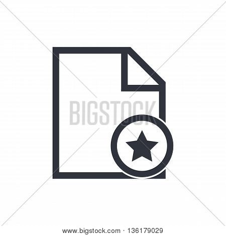 File Star Icon Vector Vector & Photo (Free Trial) | Bigstock